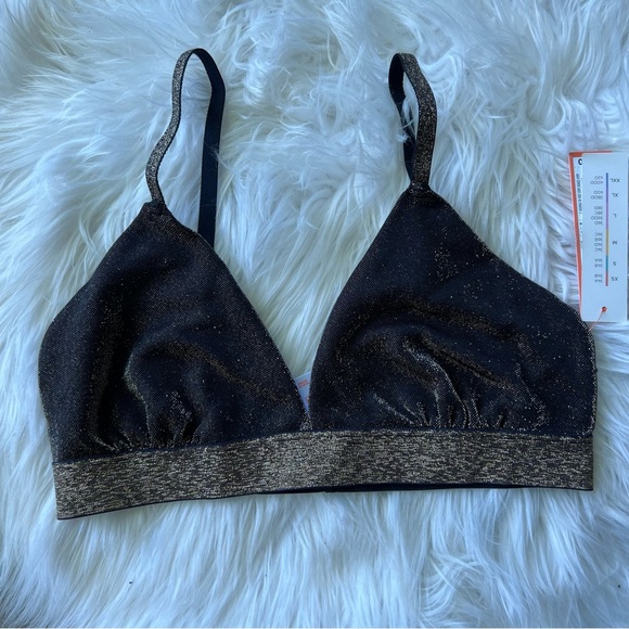 Colsie | Intimates & Sleepwear | Colsie Black And Gold Shimmery ...